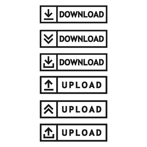 upload button illustration download button 26493800 vector art at vecteezy