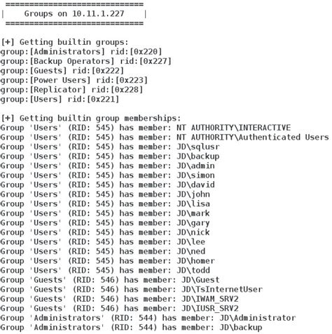 Whitelist Smb Enumeration With Nse Nbtscan And Enum4linux