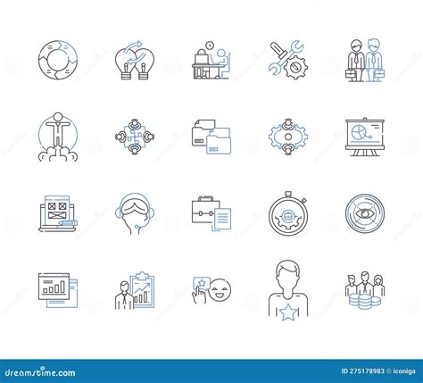 Quality Control Outline Icons Collection Quality Control Assurance Standards Compliance