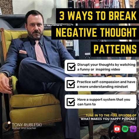 3 Ways To Break Negative Thought Patterns Negative Thoughts Are You