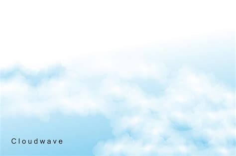 Premium Vector Cloud Background Vector Icon Illustration Design Template