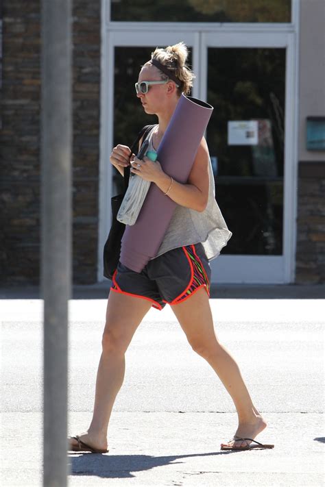 Kaley Cuoco Leaves Yoga Class In Sherman Oaks Hawtcelebs
