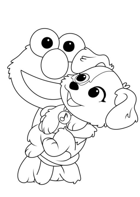 Sesame Street Tango Coloring Page
