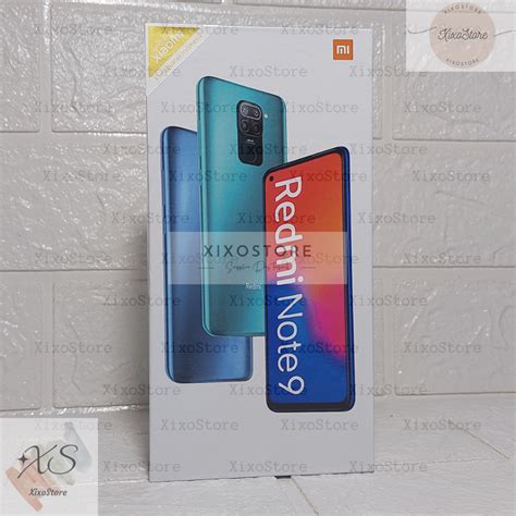 Jual DUS KOTAK REDMI NOTE 9 FREE STIKER DAN FULL AKSESORIS FULLSET Shopee Indonesia