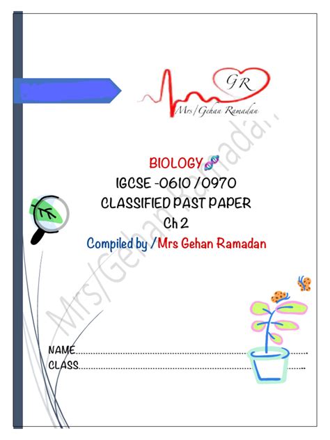 Igcse Biology Past Papers Compilation Pdf