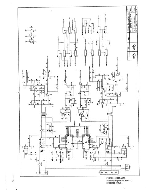 2 6975 Two Line Cordless Speakerphone With Call Waiting C Schematics Schematic Diagrams Thomson