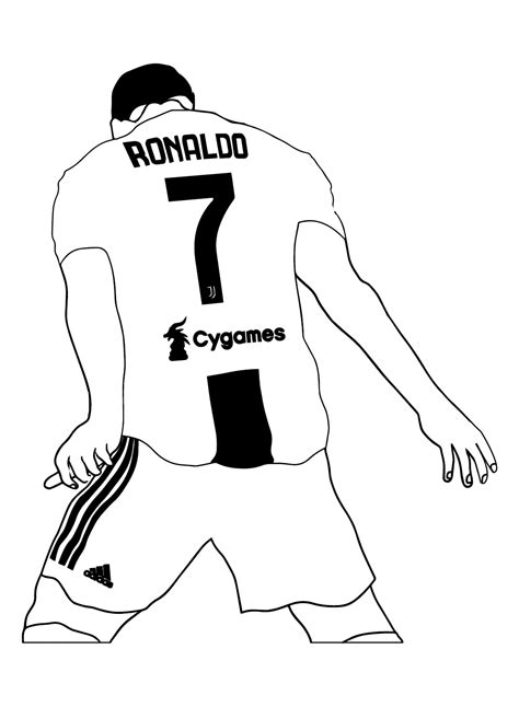 Celebrating Cristiano Ronaldo Coloring Pages Cristiano Ronaldo