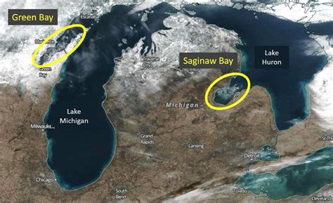 Noaa Satellite Lake Michigan