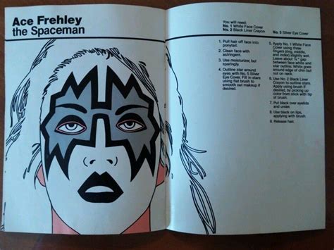 Ace Frehley Silver Makeup Mugeek Vidalondon