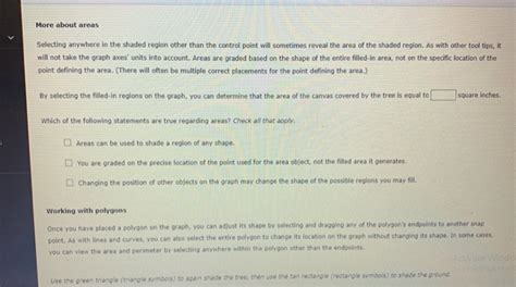 Solved 8 Areas And Polygons More Graph Objects Two Types Of Chegg
