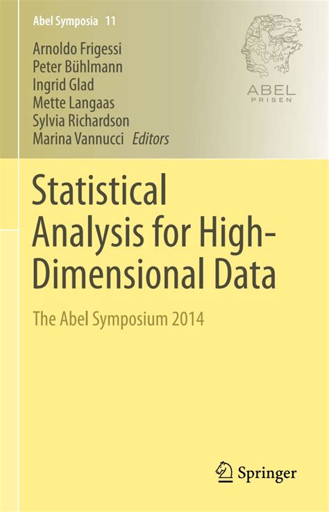 Statistical Analysis For High Dimensional Data The Abel Symposium 2014 Premiumjs Store