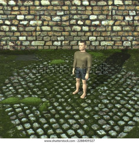 Poorly Rendered 3d Model Man Mossy Ai Generated Image 2288409327 Shutterstock