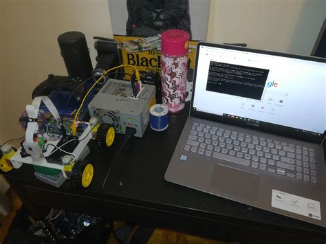 low budget wifi controlled camera bot is ready for programming r raspberry pi