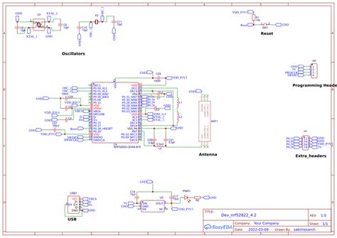 Dev Board Nrf52840 V2 EasyEDA Open Source Hardware Lab