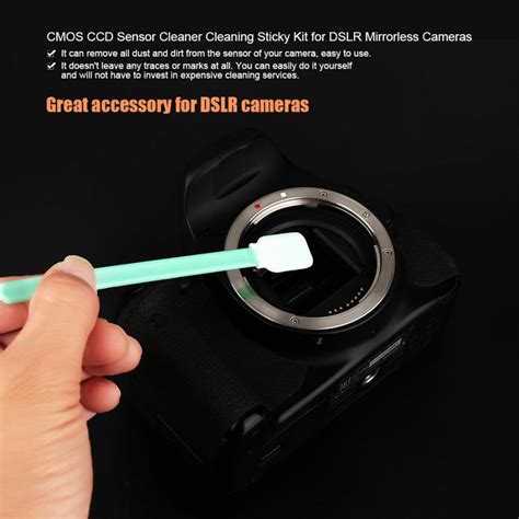 Sensor Cleaning 6pcs Ccd Sensor Cleaner Swab Stick Grandado