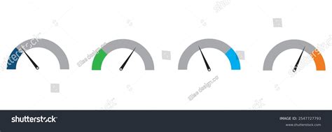Speedometer Icon Speedometer Vector Tachometer Icon Stock Vector Royalty Free 2547727793