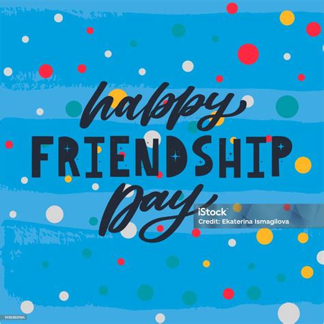 우정의 날 2022 년을 축하하기위한 텍스트와 요소가 포함 된 우정의 날 벡터 일러스트 레이 션 0명에 대한 스톡 벡터 아트 및 기타 이미지 Istock