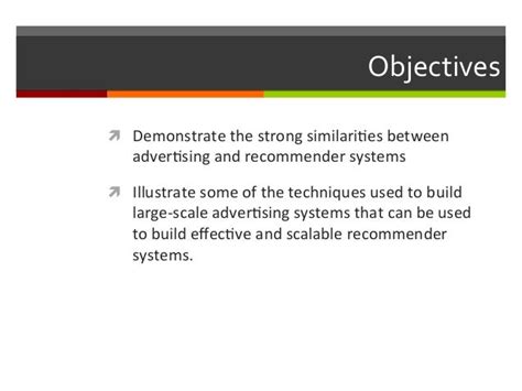 Scalable Advertising Recommender Systems