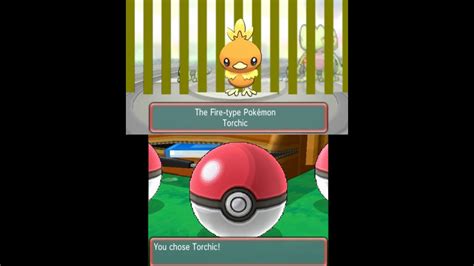Pokemon Omega Ruby Gameplay 1 Go Torchic Youtube