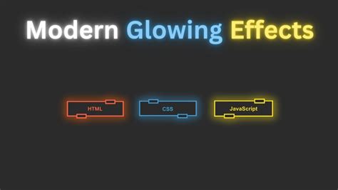 Modern Glowing Button Hover Effects Html Css Modern Glowing Button