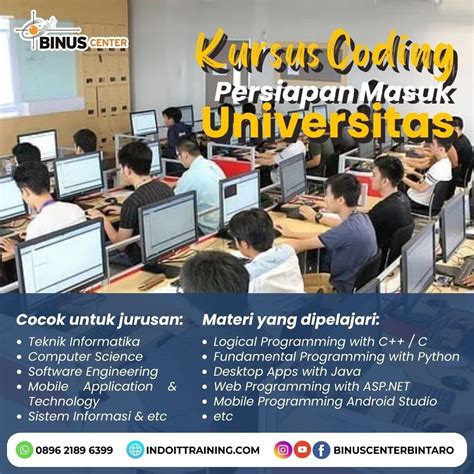 Kursus Coding Persiapan Masuk Universitas Binus Center Bintaro Binus Center Bintaro