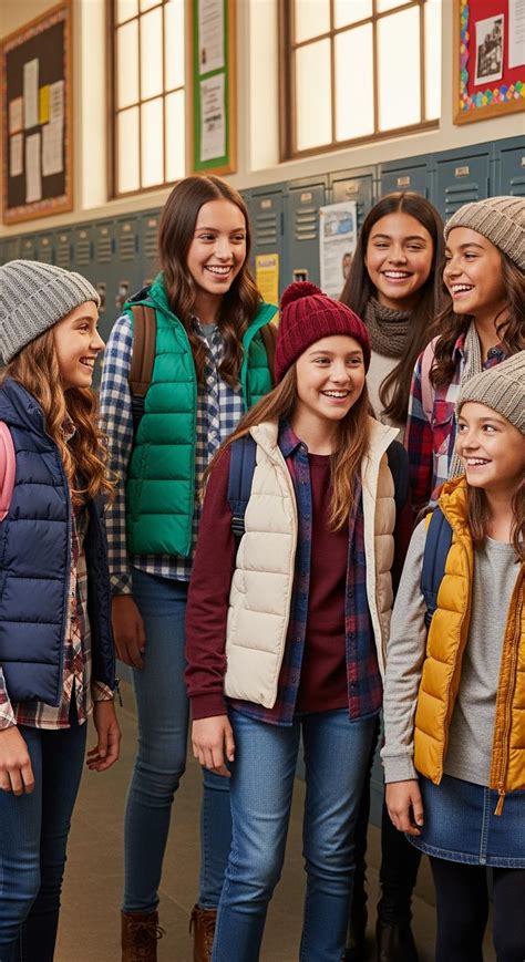 Classmates Cant Stop Asking About These Cozy Winter School Outfit