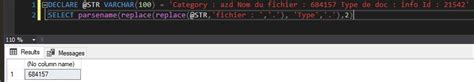 T Sql Get Value From String In Specific Place Stack Overflow