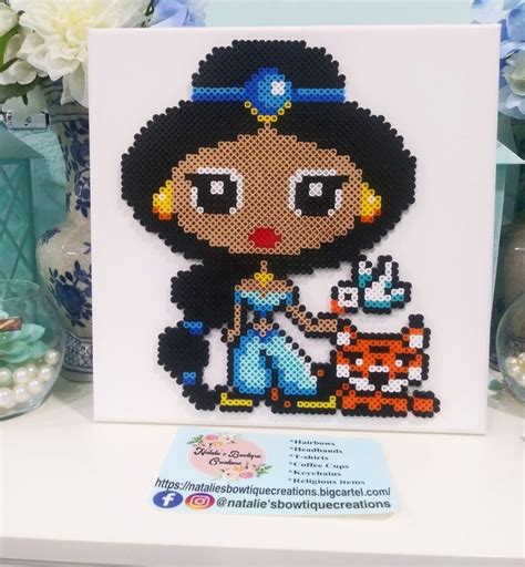 Princess Perler Bead Art Perler Bead Art Perler Beads Bead Art