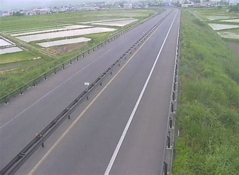 会津縦貫北道路喜多方インターチェンジライブカメラ 福島県喜多方市関柴町 ライブカメラDB