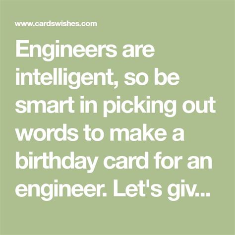 20 Sweet And Funny Birthday Wishes For Engineer Inspirational Messages For Engineers