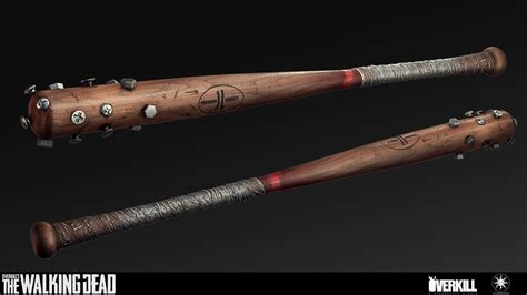 Wooden Baseball Bat With Bolts And Screws For Zombie Apocalypse