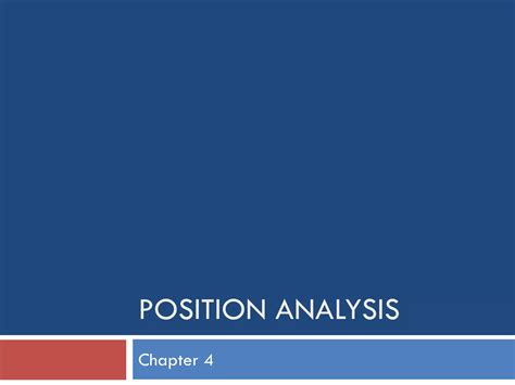 Ch04 Position Analysis Pdf