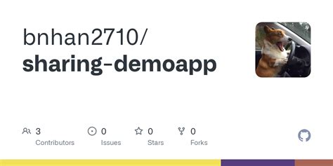 Github Bnhan2710sharing Demoapp