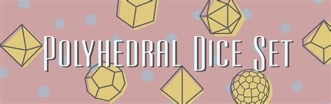 Set Of Polyhedral Dice Vector Asset Pack By Odds And Ents