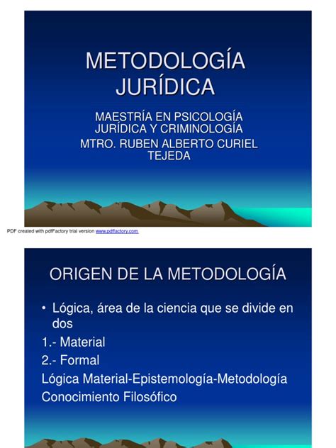 Metodologia Juridica Pdf