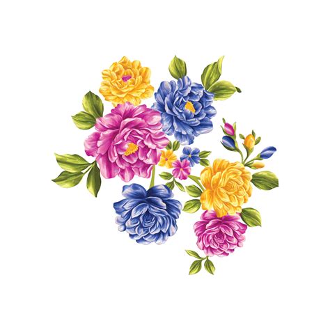 Flower Illustrationdecorative Floral Designbotanical Illustration