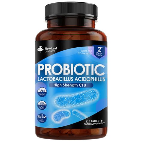 New Leaf Products Probiotic Tablets High Strength Cfu Nuleaf Health Shop