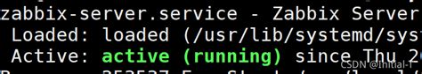 zabbix server启动报错：job for zabbix rvice failed because the