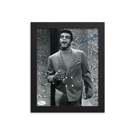 John Mathis Signed Photo Reprint Framed Reprint