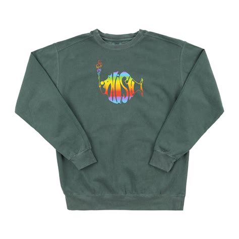 Classic Rainbow Logo Crewneck Sweatshirt Phish Dry Goods