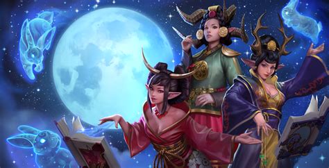 Video Game Characters Vainglory Lyra Video Games 5267x2700