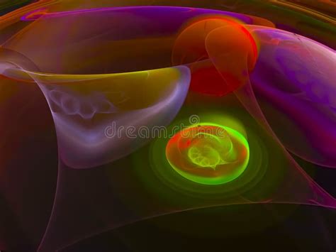 Shine Chaos Abstract Fractal Energy Colorful Creative Science Futuristic Digital Texture Design