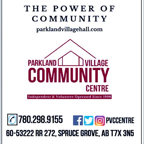 Parkland Village Community Centre Spruce Grove Ab Alberta Local