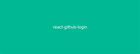React Github Login