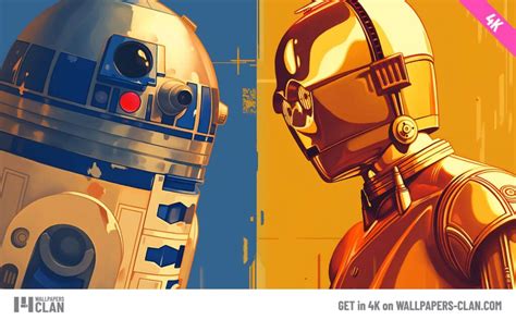R2d2 And C3po Robot Duel Desktop Wallpaper Cool Wallpapers