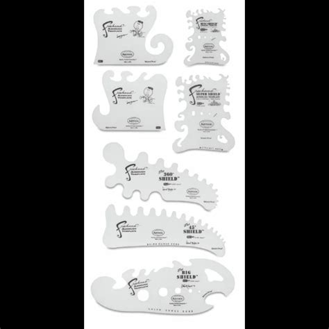 Artool Freehand Essential Seven Airbrush Templates Blick Art Materials