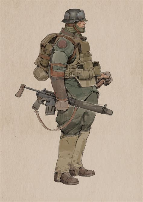 Dieselpunk Soldier Infatry By Sprinkah On Deviantart