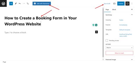 How To Create Booking Form In WordPress Website Wpmet