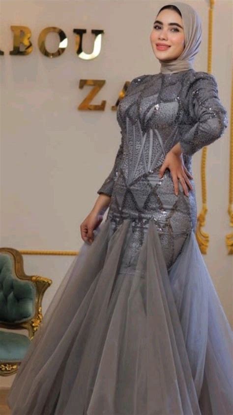 فساتين سواريه للمحجبات 2023 Mankenler